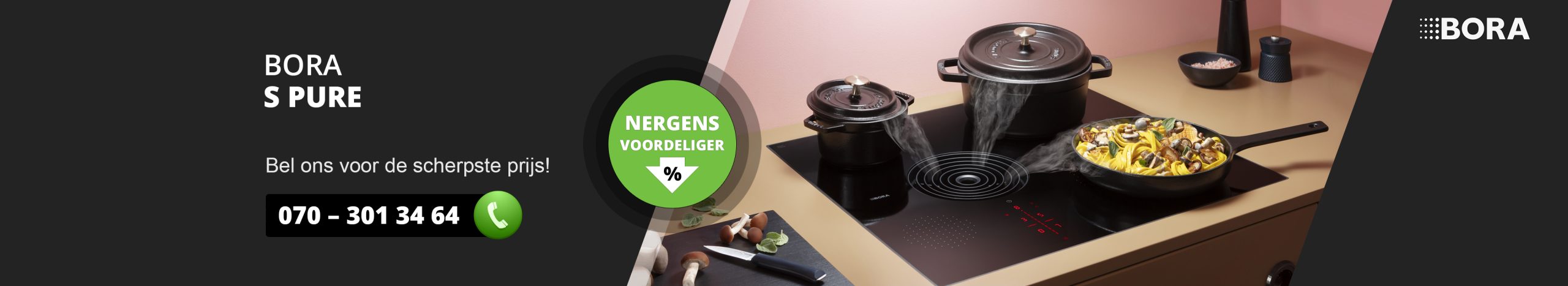 BORA S Pure - Scherpste prijs!