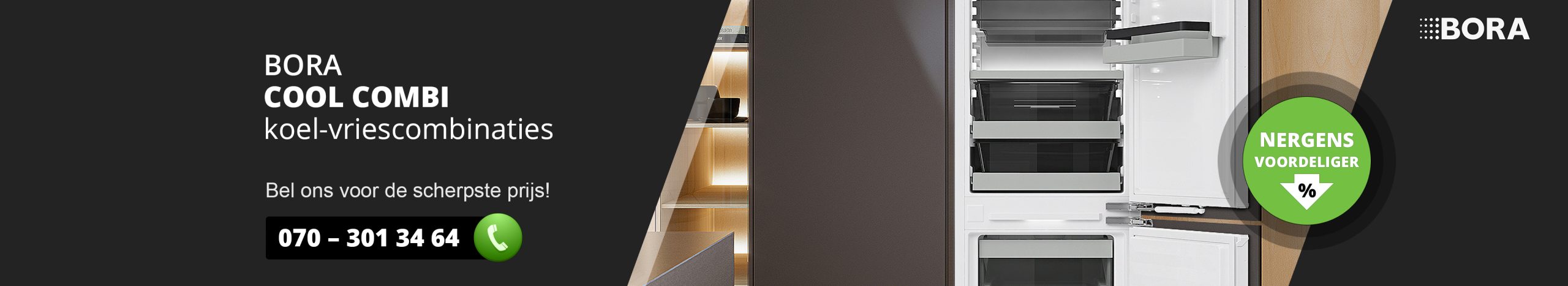 BORA Cool Combi: de ideale combinatie van koelen en invriezen