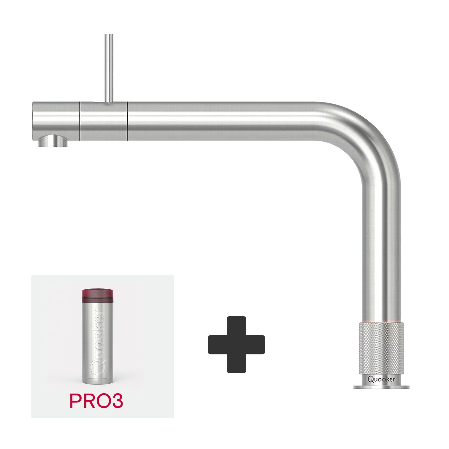 Quooker Front met hendel aan de voorkant